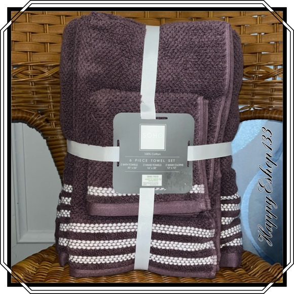 Soho | Bath | Soho Living 0 Cotton 6piece Towel Set Bath Hand ...